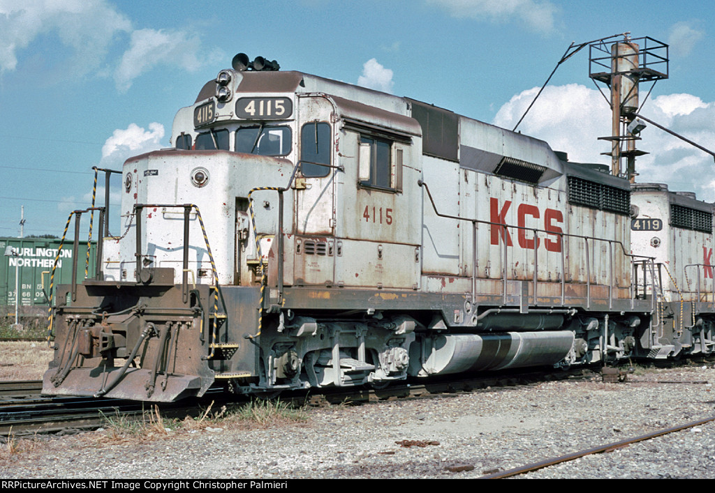 KCS 4115 at West Yard